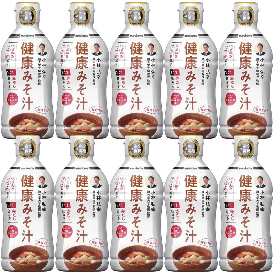 マルコメ 液みそ 健康みそ汁 430g ×10個 送料無料 : オンラインクオリティーマート2 - 通販 - Yahoo!ショッピング