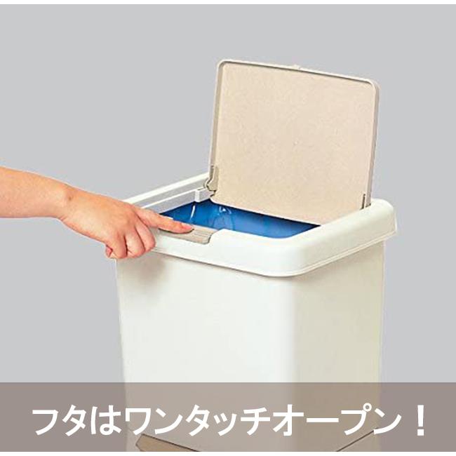 ゴミ箱 分別 2段 41L 日本製 国産 フタ付き スリム 生ごみ キッチン シンプル ダストボックス 省スペース : オンラインストアlatteラテ - 通販 - Yahoo!ショッピング