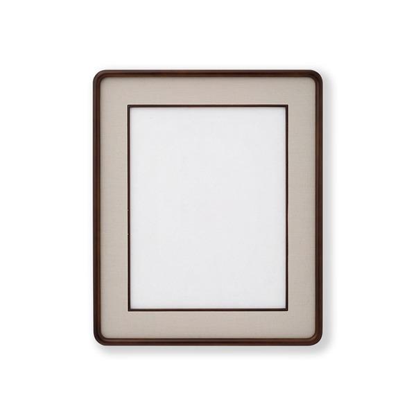 角が丸い 色紙額 隅丸布マット色紙 4号 333×242mm グレー 日本製 布マット 木製 フレーム 色紙額縁 額 額縁 : ds ...