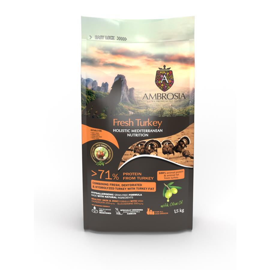 アンブロシア ドッグフード HMN ターキー 5kg : フォアモストオンラインショップ - 通販 - Yahoo!ショッピング
