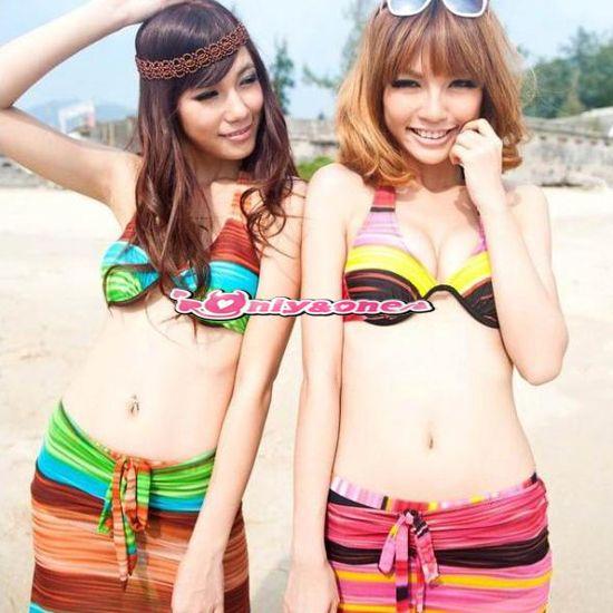 水着 レディース ビキニ水着3点セット モロッコ風 スカート付き(sbk)(sst)(msa) :s0064:コスプレ通販セクシー衣装Only&One - 通販 - Yahoo!ショッピング