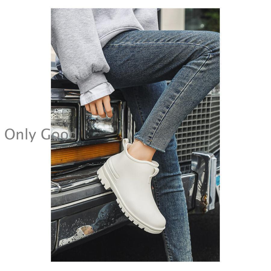 レインブーツ メンズ レインシューズ レディース ショートレインブーツ 完全防水 雨靴 軽量 防滑 滑り止め おしゃれ かわいい 歩きやすい ...