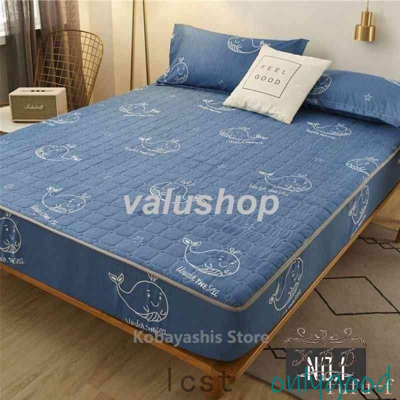 マットレスカバー中身は綿パッド一体型ボックスシーツベッドカバーボックスシーツセミダブルパッド一体型ボックスシーツモノトーンベッドカバー安い ...