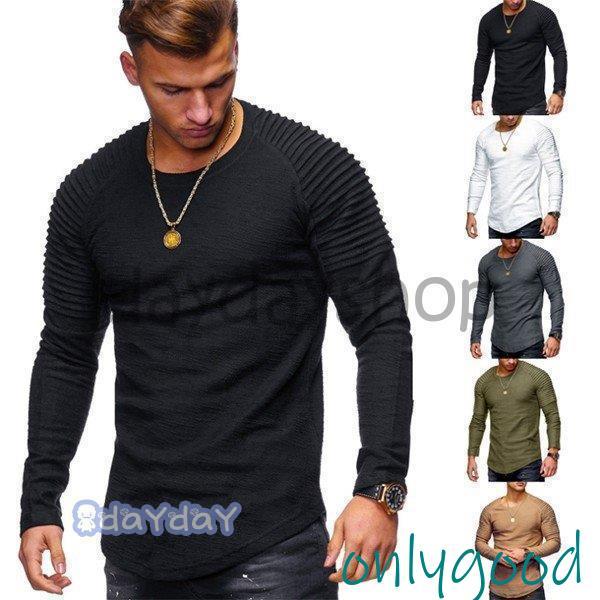 ロンT ロングTシャツ メンズ 長袖 カットソー メンズ 着 プルオーバーシャツ メンズ (カットソー トップス) メンズ 欧米 新作 ...