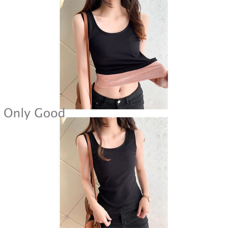 裏起毛 タンク キャミソール 極暖 チョッキ レディース 裏起毛カットソー 暖かい インナー 冬新作 着痩せ ヨガ フィットネス : Only Good - 通販 - Yahoo!ショッピング