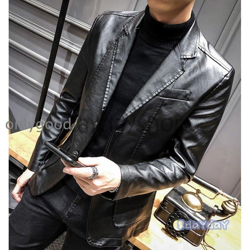 レザージャケット 春秋冬 ライダースジャケット メンズ バイクジャケット ジャケット アウター 合革 PUレザー 革ジャン 革ジャケット 大きい レザーコート : ff13vxza-97 ...