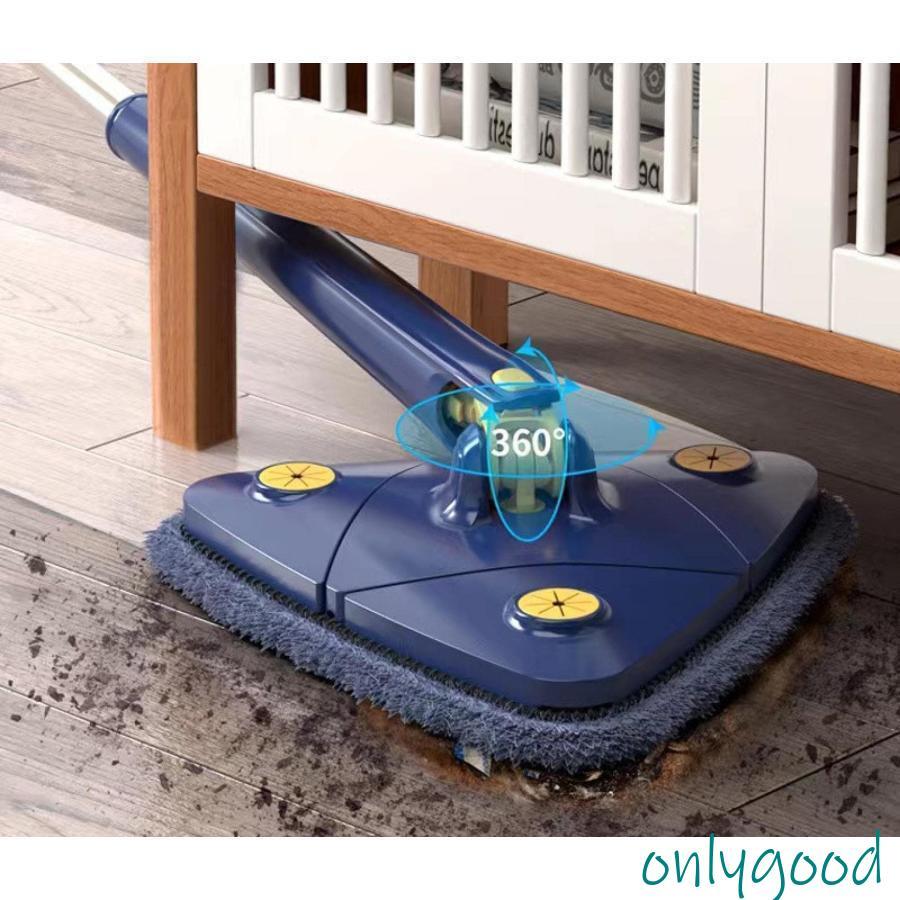 三角モップ 360°回転式お掃除モップ 水拭きモド 乾湿両用 : Only Good - 通販 - Yahoo!ショッピング