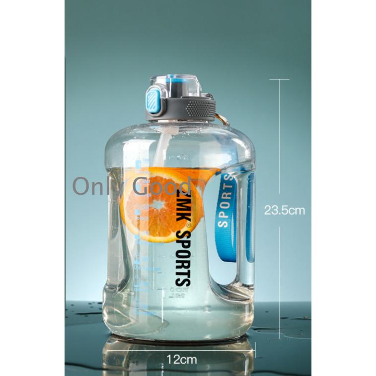 水筒 ウォーターボトル 2500ML 大容量 ストラップ付き プラスチック 軽量 ジャグ クリアボトル 透明 洗いやすい 漏れない ヨガ 水 韓国 スポーツ : Only Good - 通販 ...