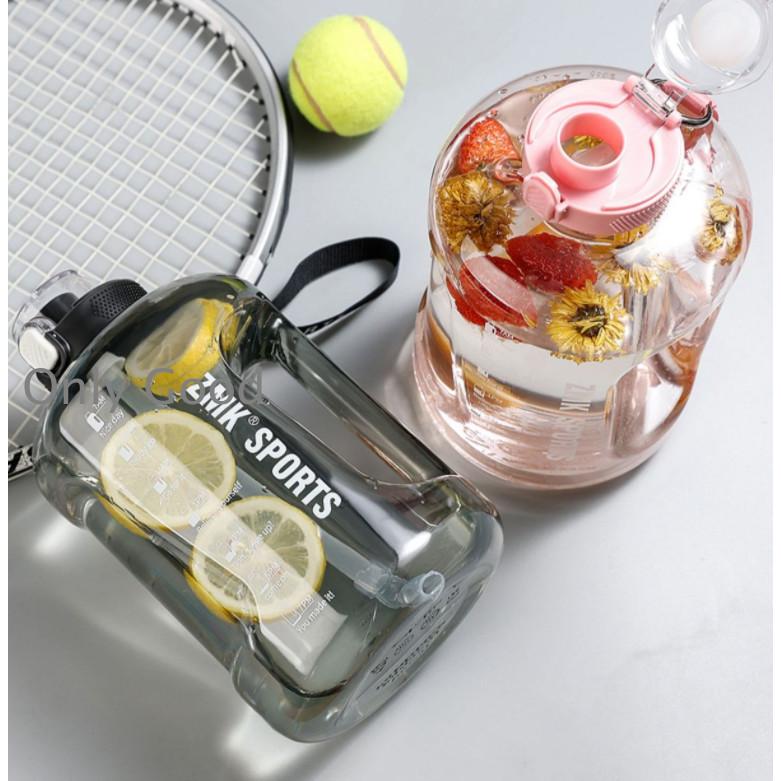 水筒 ウォーターボトル 2500ML 大容量 ストラップ付き プラスチック 軽量 ジャグ クリアボトル 透明 洗いやすい 漏れない ヨガ 水 韓国 スポーツ : Only Good - 通販 ...