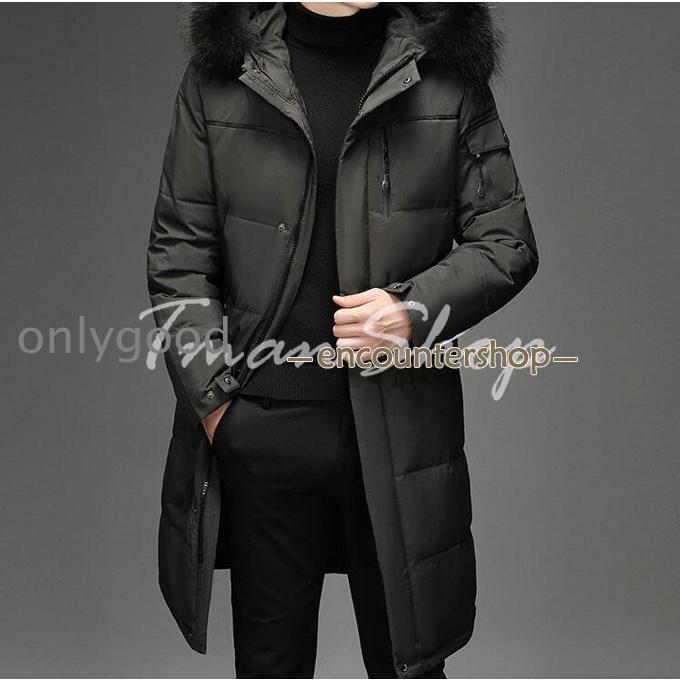 ダウンコート ロング ダウンコート メンズ ロング丈 大きいサイズ 男性 ロングコート 冬 ロングダウンコート ダウンジャケット ファー付き 暖かい 防寒 ダウンコート ロング メンズ ロング丈 大きいサイズ 男性 ロングコート