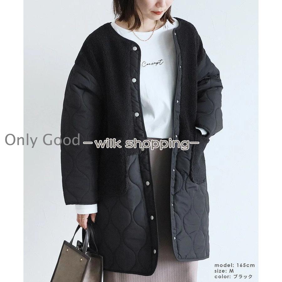 キルティングコート 中綿 レディース コート 中綿コート 冬