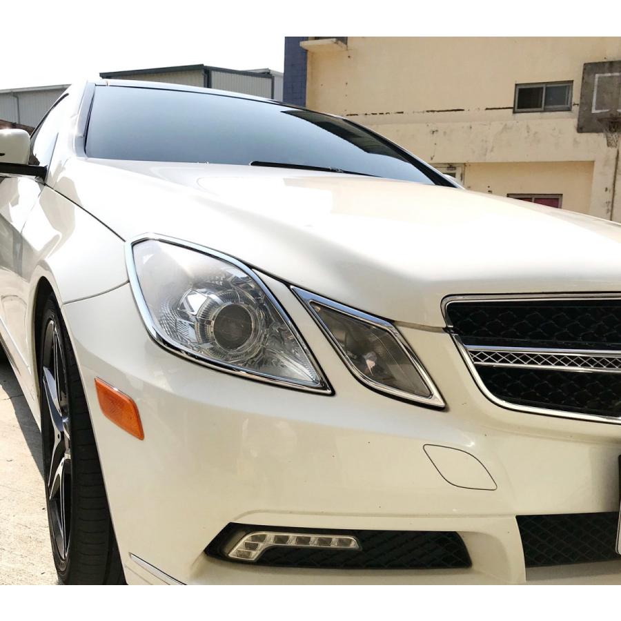 メルセデス ベンツ メッキ ヘッドライト ランプ リング C207 A207 E250 E350 E400 E550 Eクラスクーペ Eクラスカブリオレ ガーニッシュ : オンリーワンショップ ...