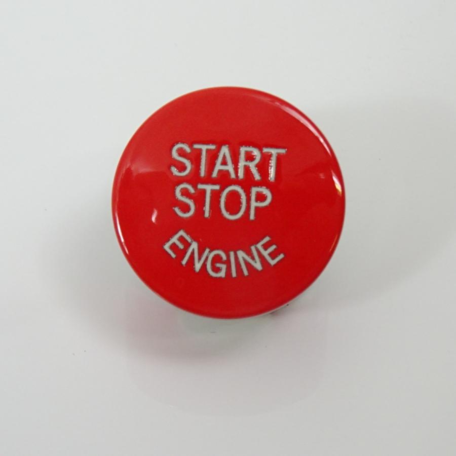 BMW 赤 エンジン スタータープッシュ ボタン カバー OFFスイッチ有 X3 F25 G01 G08 /20i/20d/28i Mスポーツ 3Dデザイン アルピナ ハーマン : オンリー ...