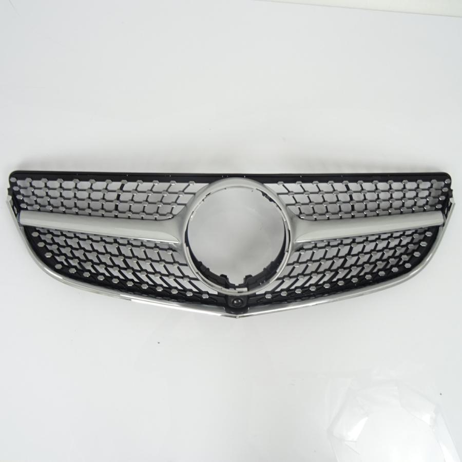 即納便♪ メルセデス ベンツ 現行 クーペ ルック ダイヤモンド グリル C207 A207 E250 E350 E400 E550 Eクラスクーペ 銀 ガーニッシュ 後 : オンリーワン ...