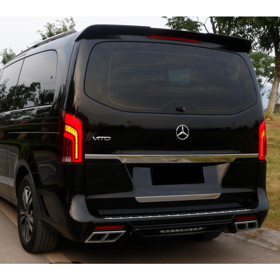 衝撃的♪ 新登場！！ シーケンシャル ウィンカー ダイナミック フル LED テールランプ ライト ベンツ W447 V220d V260 Vクラス レッド : オンリーワンショップ01 ...