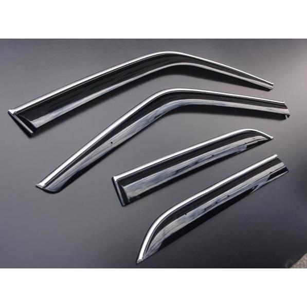 高品質♪ 安心ビス付き♪ メッキ モール ドアバイザー サイドバイザー W124 E220 E280 E300 E320 E400 E500 E50 セダン : オンリーワンショップ01 ...