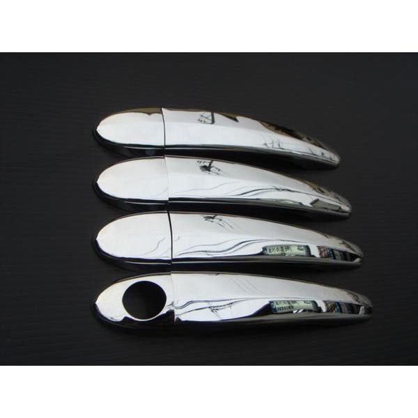 BMW ステンレス メッキ ドアハンドル ドアノブ カバー 5シリーズ E60/E61 2003〜2010y X3 E83 2004 ...