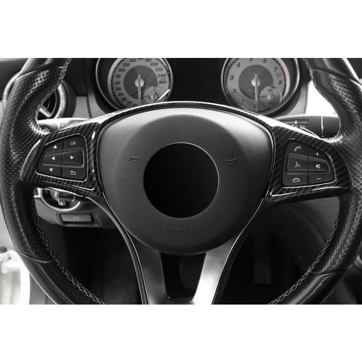 メルセデス ベンツ カーボン ルック ステアリング カバー W213 S213 E200 E220d E250 E350e E400 E450 E43 E53 E63 Eクラス ワゴン ...