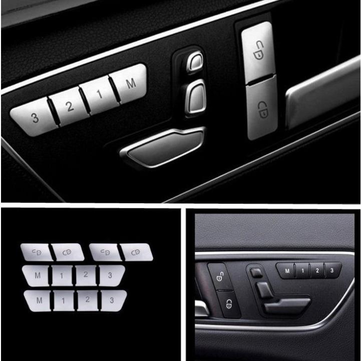 メルセデス ベンツ シートメモリー ドアロック スイッチ カバー W212 S212 E220 E250 E300 E350 E400 E550 セダン ワゴン Eクラス 12P :a9541 ...