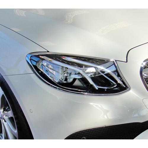 メルセデス ベンツ メッキ ヘッドライト ヘッドランプ リング W213 A238 E200 E300 E400 E450 E53 Eクラス カブリオレ ガーニッシュ : オンリーワンショップ ...