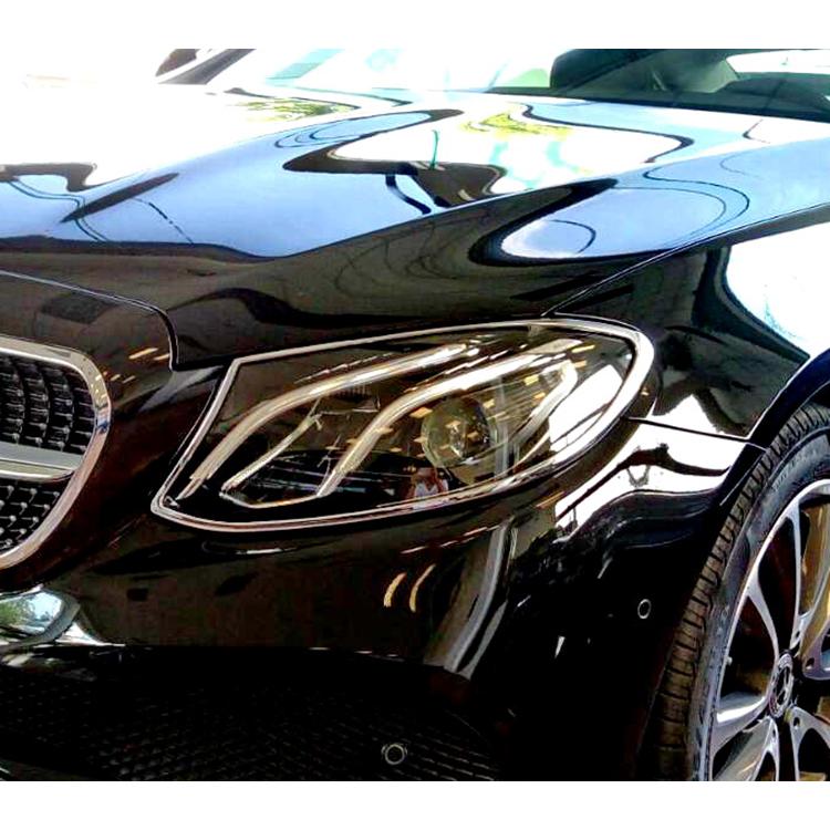 メルセデス ベンツ メッキ ヘッドライト ヘッドランプ リング W213 E200 E220d E250 E300 E350e E43 E53 E63 Eクラス セダン ガーニッシュ ...