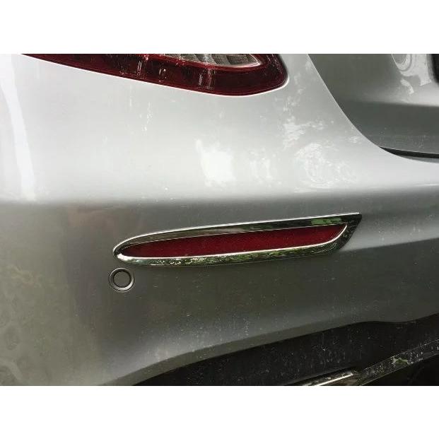 メルセデス ベンツ メッキ リフレクター リング ガーニッシュ W213 E200 E220d E250 E350e E43 E53 E63 AMGライン バンパー対応 : オンリーワン ...