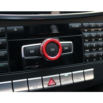 デザイン性UP♪ メルセデス ベンツ レッド オーディオ スイッチ カバー W212 C207 A207 E250 E350 E400 E550 Eクラス クーペ カブリオレ : オンリーワン ...