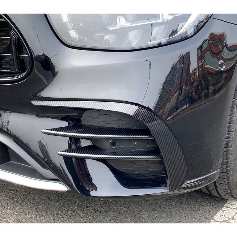 スポーティ全開♪ ベンツ カーボン ルック フロント バンパー ダクト ガーニッシュ W213 E200 E220d E300 E350de E350e Eクラス : オンリーワンショップ01 ...