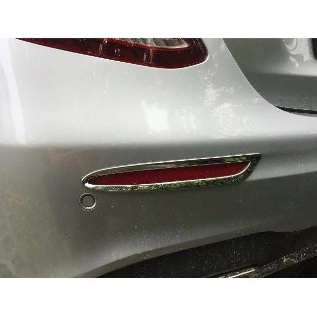 メルセデス ベンツ メッキ リフレクター リング ガーニッシュ W213 C238 A238 E200 E300 E450 E53 Eクラス クーペ スポーツ AMGライン : オンリーワン ...