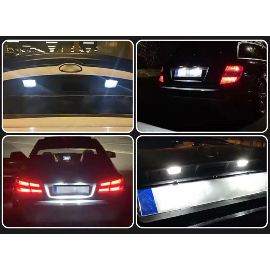 激白光 ! 交換式 ! ベンツ LED ナンバー灯 ライセンス ランプ W213 E200 E220d E250 E300 E350e E400 E450 E43 E53 E63 Eクラス ...