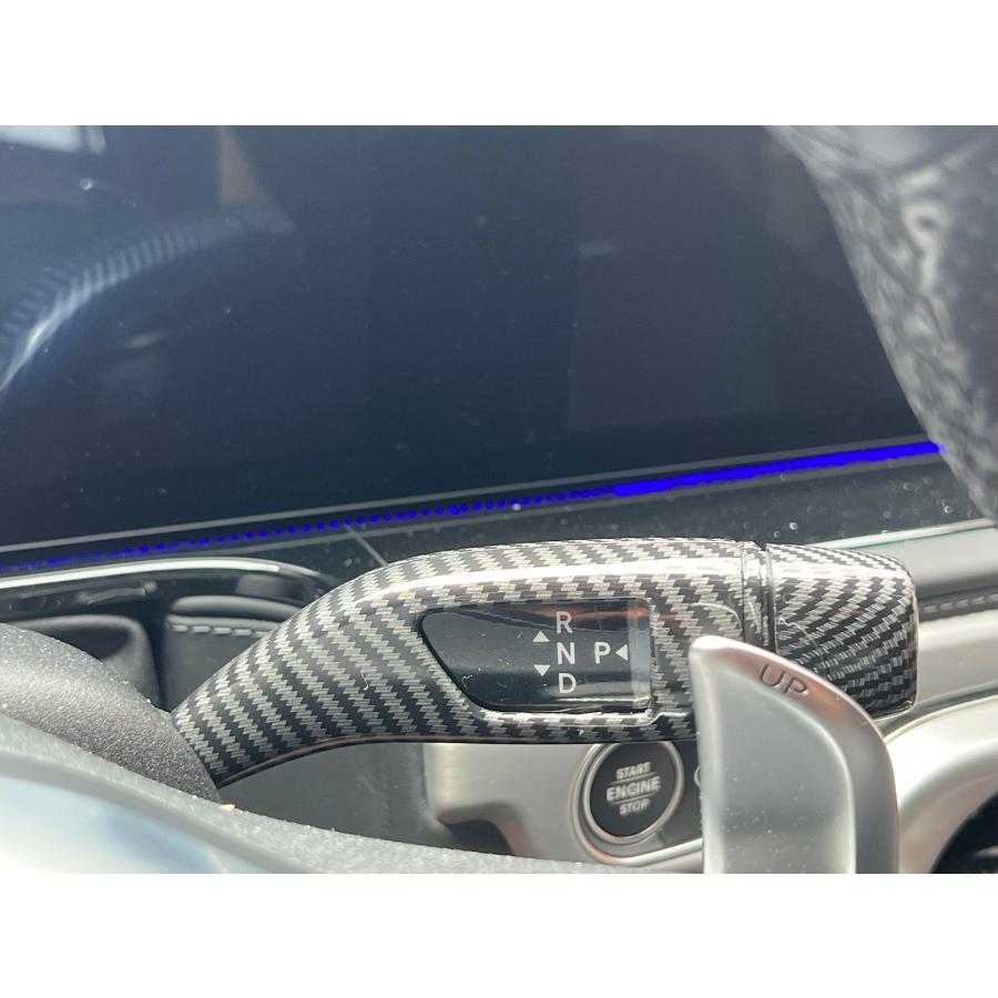 メルセデス ベンツ カーボン ルック シフトレバー カバー W213 E200 E220d E250 E350e E400 E450 E43 E53 E63 Eクラス セダン : オンリーワン ...