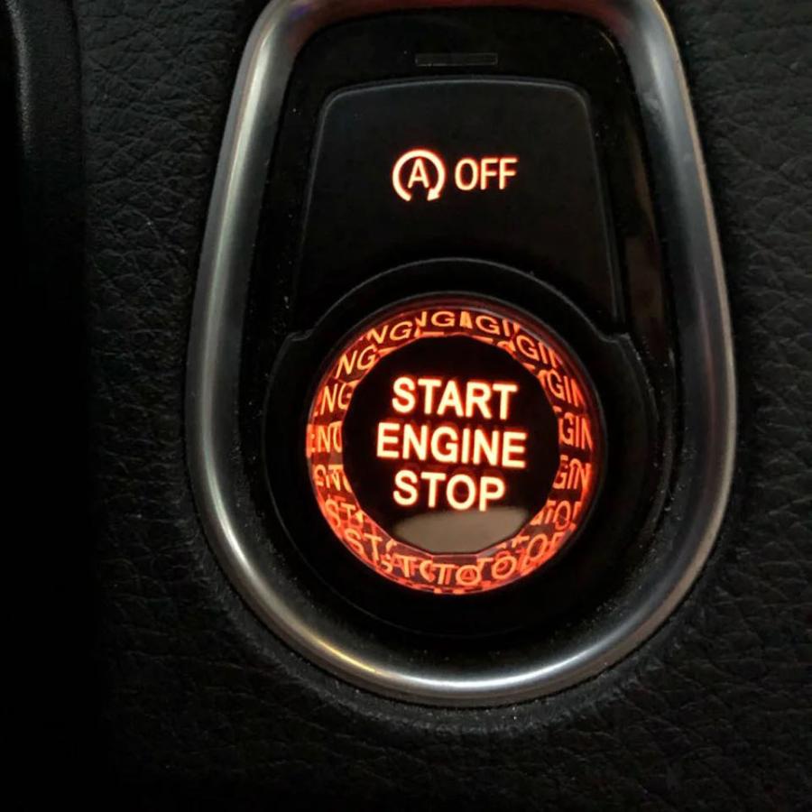 デザイン性UP♪ 交換式♪ BMW クリスタル エンジンスターター スイッチ 黒 F20 116i 118i 118d 120i M135i ...