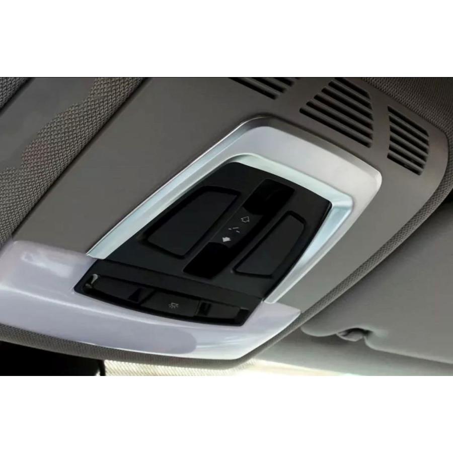 高品格♪ BMW サテンシルバー ルームランプ カバー F33 435i 440i カブリオレ Mスポーツ ラグジュアリー 4シリーズ B ...