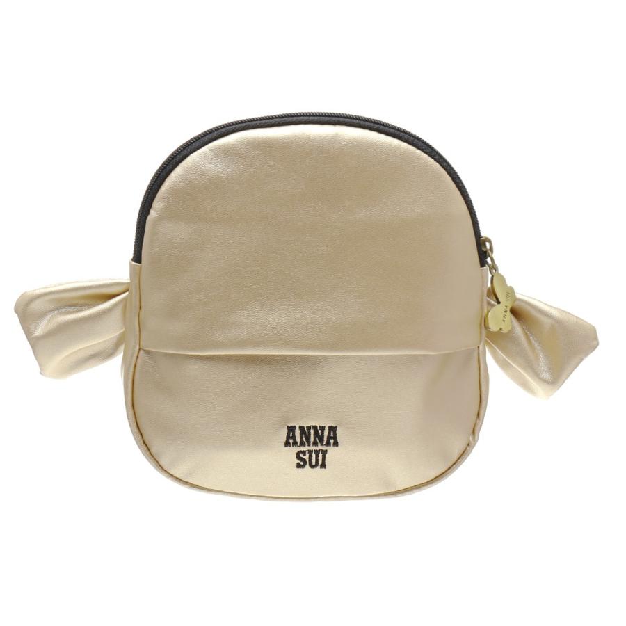 ANNA SUI（アナスイ） peko ペコ ペコちゃん 不二家 コラボ ポーチ 収納 小物入れ メタリック ブランド レディース ギフト ...