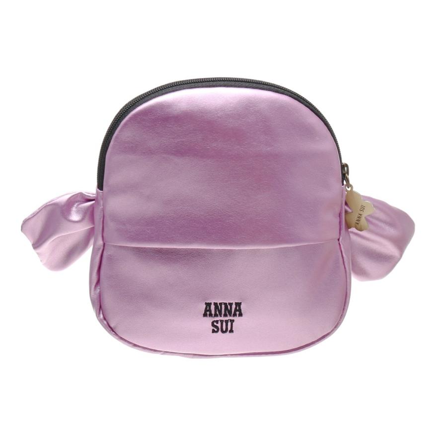 ANNA SUI（アナスイ） peko ペコ ペコちゃん 不二家 コラボ ポーチ 収納 小物入れ メタリック ブランド レディース ギフト ...