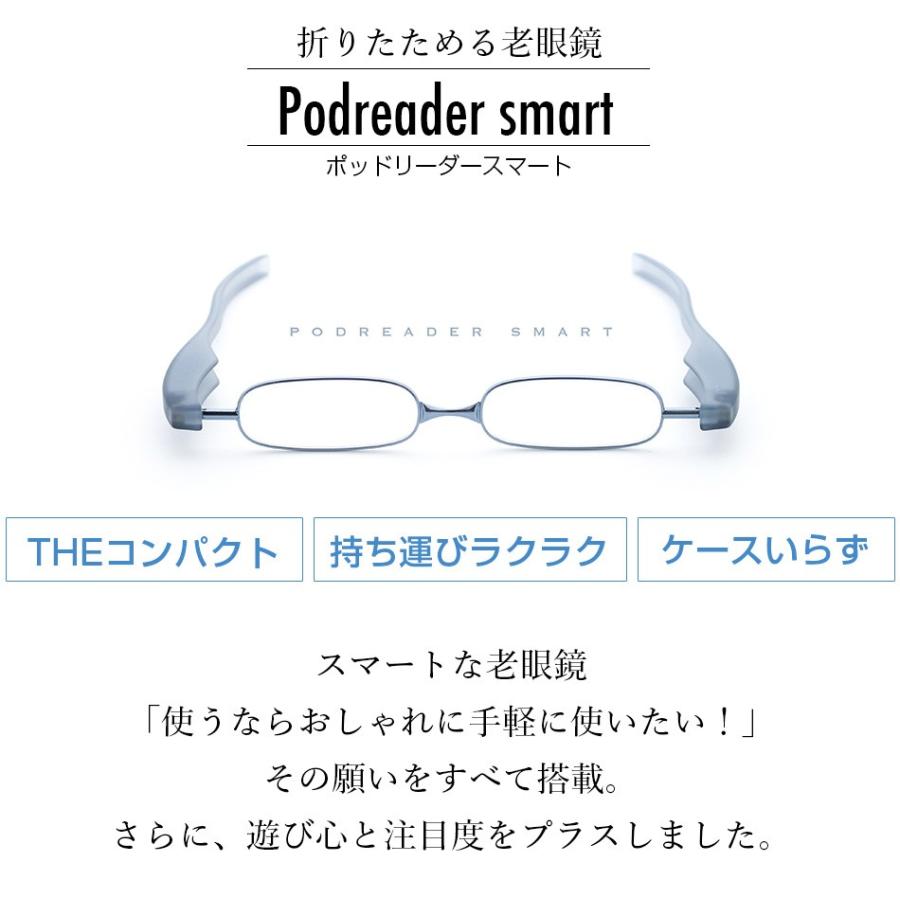 老眼鏡 シニアグラス ポッドリーダー スマート Podreader smart 全10色 リーディンググラス かっこいい 男性用 おしゃれ 女性用 正規販売代理店 : Eye Wear ...