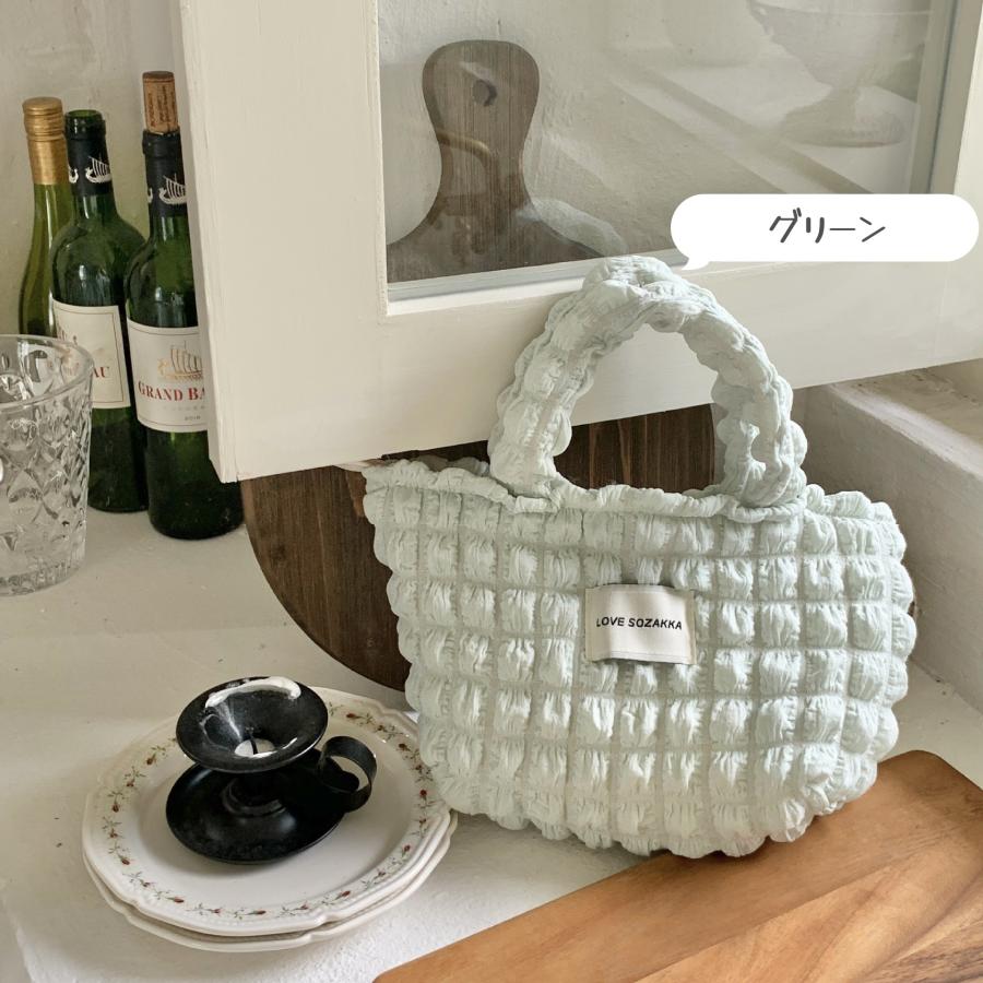 ミニトートバッグ もこもこ ハンドバッグ トートバッグ ポコポコ ポップコーンバッグ レディース 小さめ ミニトート ランチバッグ バッグ ぽこぽこ 韓国風 : Onstar - 通販 ...