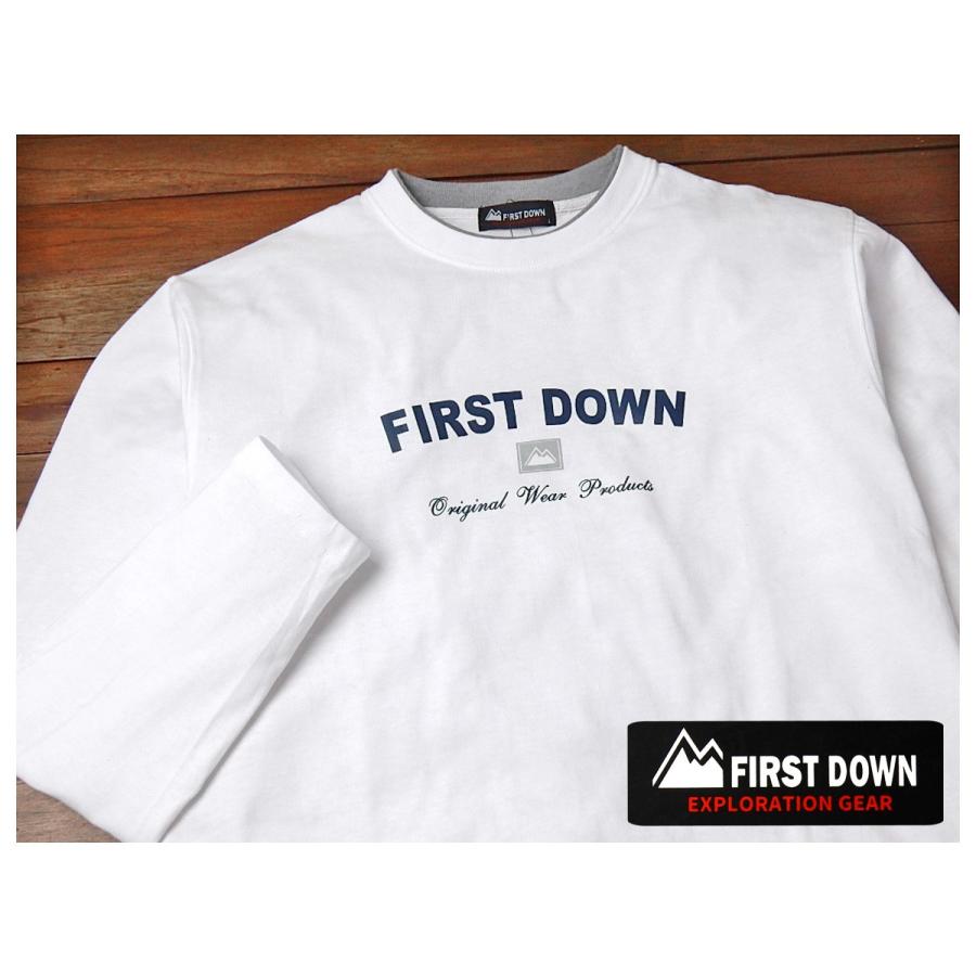 送料無料 紳士 メンズ FIRSTDOWN/ファーストダウン 綿100％ 長袖 Tシャツ M L LL a-1980a-wt メール便対応 :a-1980a:オンスタイル - 通販 ...