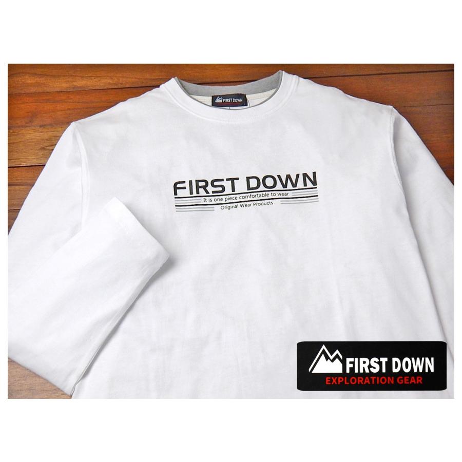 送料無料 紳士 メンズ FIRSTDOWN/ファーストダウン 綿100％ 長袖 Tシャツ M L LL a-1981a-wt メール便対応 : オンスタイル - 通販 - Yahoo!ショッピング