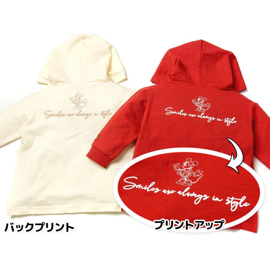 送料無料 女児 ベビー 裏毛 長袖 Tシャツ トレーナー Disney 本体綿100％ ミニー iw-0015 メール便対応 :iw-0015 ...
