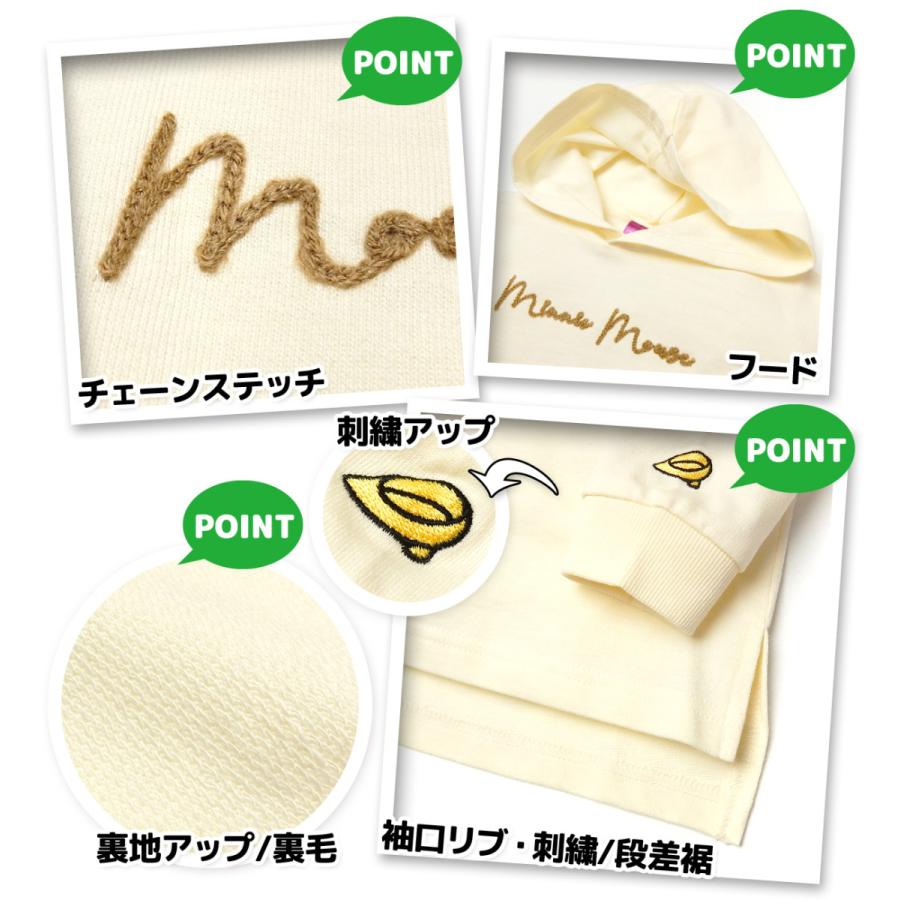 送料無料 女児 ベビー 裏毛 長袖 Tシャツ トレーナー Disney 本体綿100％ ミニー iw-0015 メール便対応 :iw-0015 ...