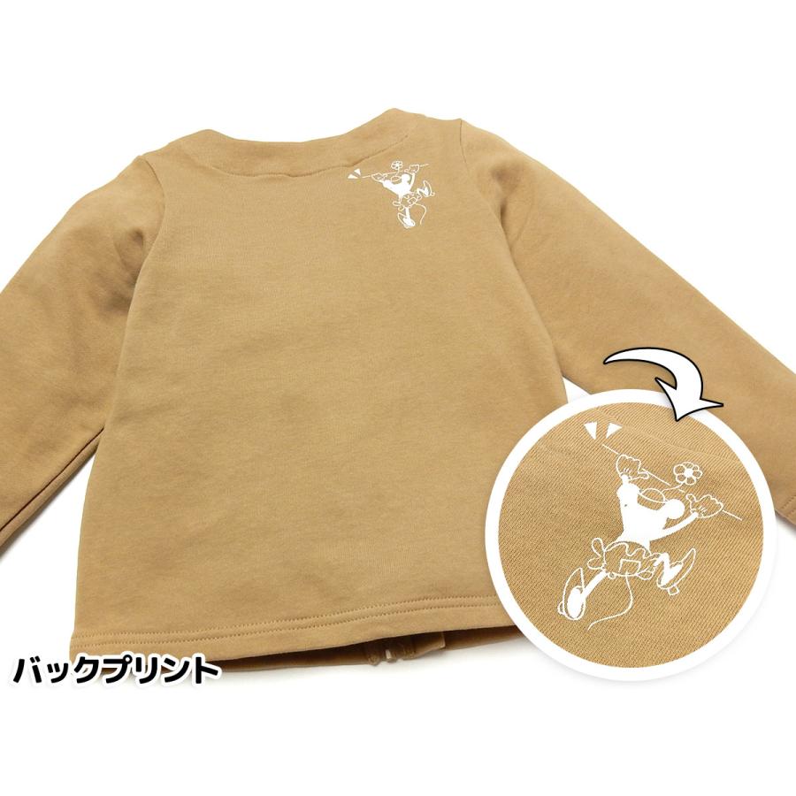 送料無料 女児 キッズ 裏毛 フルジップ ノーカラー ジャケット Disney 綿100％ iw-0018 メール便対応 : オンスタイル ...