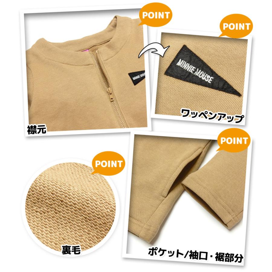 送料無料 女児 キッズ 裏毛 フルジップ ノーカラー ジャケット Disney 綿100％ iw-0018 メール便対応 : オンスタイル ...