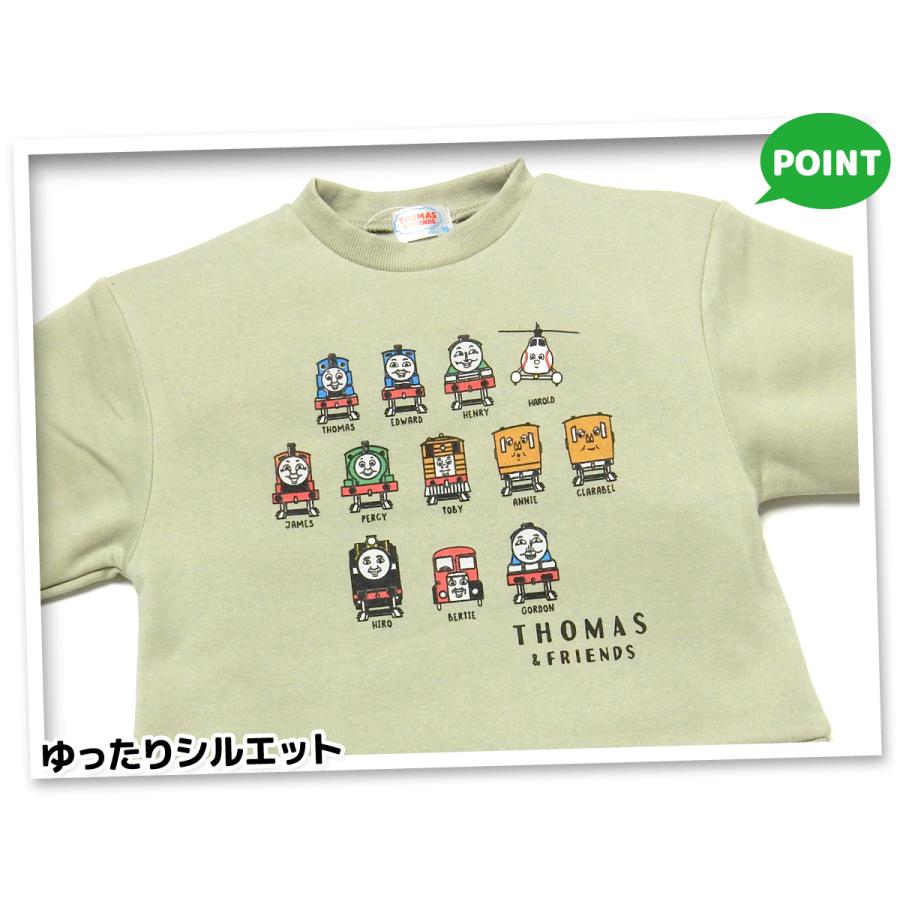 送料無料 男児 ベビー 裏起毛 長袖 トレーナー きかんしゃトーマス あったか 保温 ベビー服 男の子 iw-0716 メール便対応 : オンスタイル - 通販 - Yahoo!ショッピング