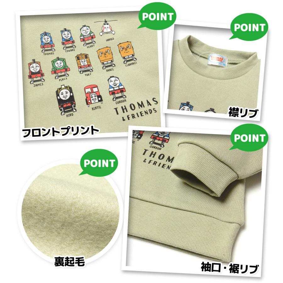 送料無料 男児 ベビー 裏起毛 長袖 トレーナー きかんしゃトーマス あったか 保温 ベビー服 男の子 iw-0716 メール便対応 : オンスタイル - 通販 - Yahoo!ショッピング