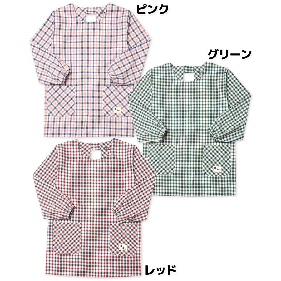 送料無料 婦人 レディース 割烹着 エプロン 後ろボタン＆ひも留め 先染めチェック柄 ポケット付き sl-0252 メール便対応 : オンスタイル - 通販 - Yahoo!ショッピング