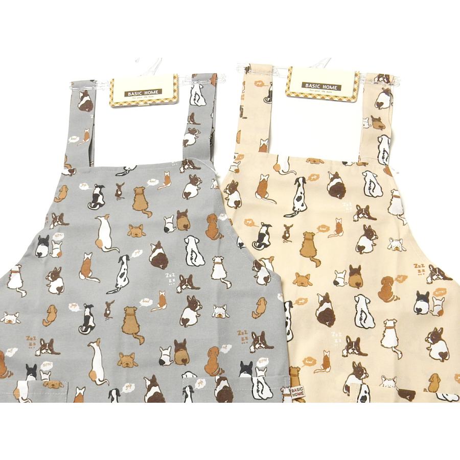 送料無料 婦人 レディース H型 エプロン 後ろボタン留め 2段階調節 いぬ柄 総柄プリント ポケット sl-0282 メール便対応 :sl-0282:オンスタイル - 通販 - Yahoo ...