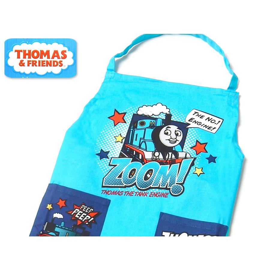 送料無料 男児 キッズ きかんしゃトーマス エプロン マジックテープ ひも留め ポケット付き 日本製 子供 男の子 110cm sl-0366 メール便対応 : sl-0366 : オン ...