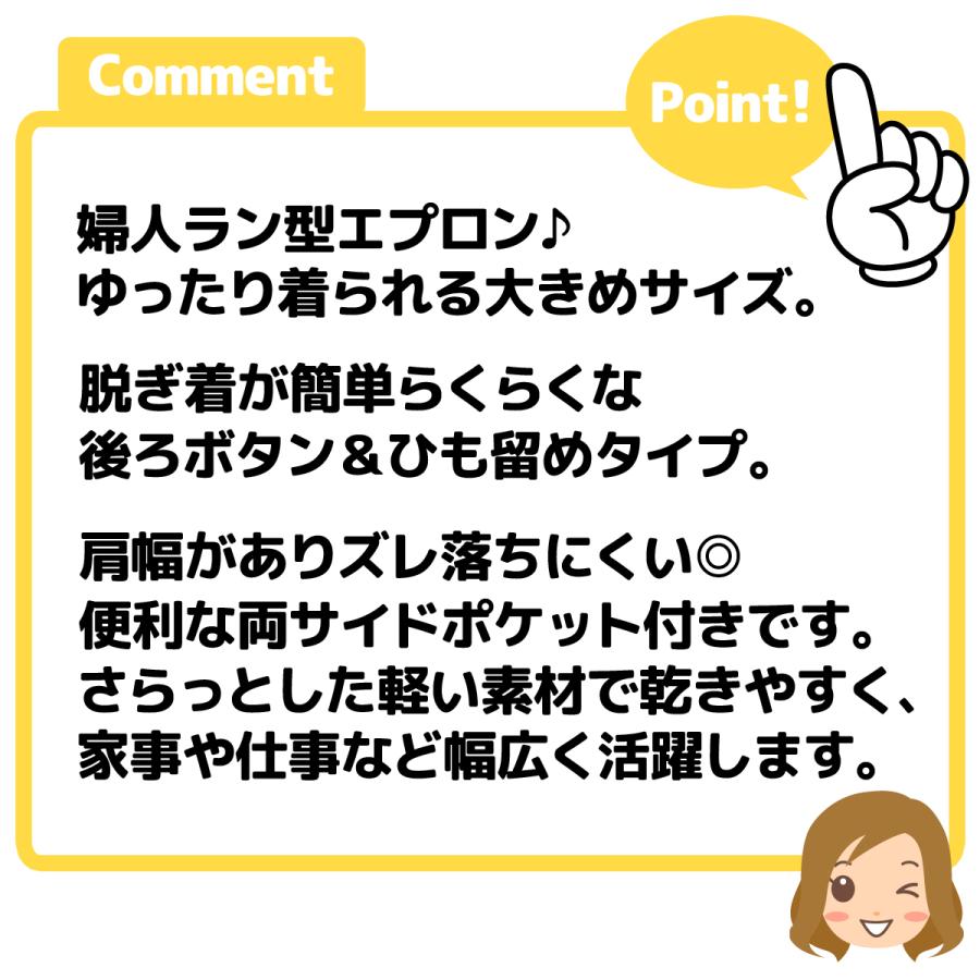 送料無料 大きいサイズ 婦人 レディース ラン型 エプロン 後ろボタン＆ひも留め ストライプ柄 うさぎ＆くま 2L-3L sl-0549 メール便対応 : オンスタイル - 通販 ...