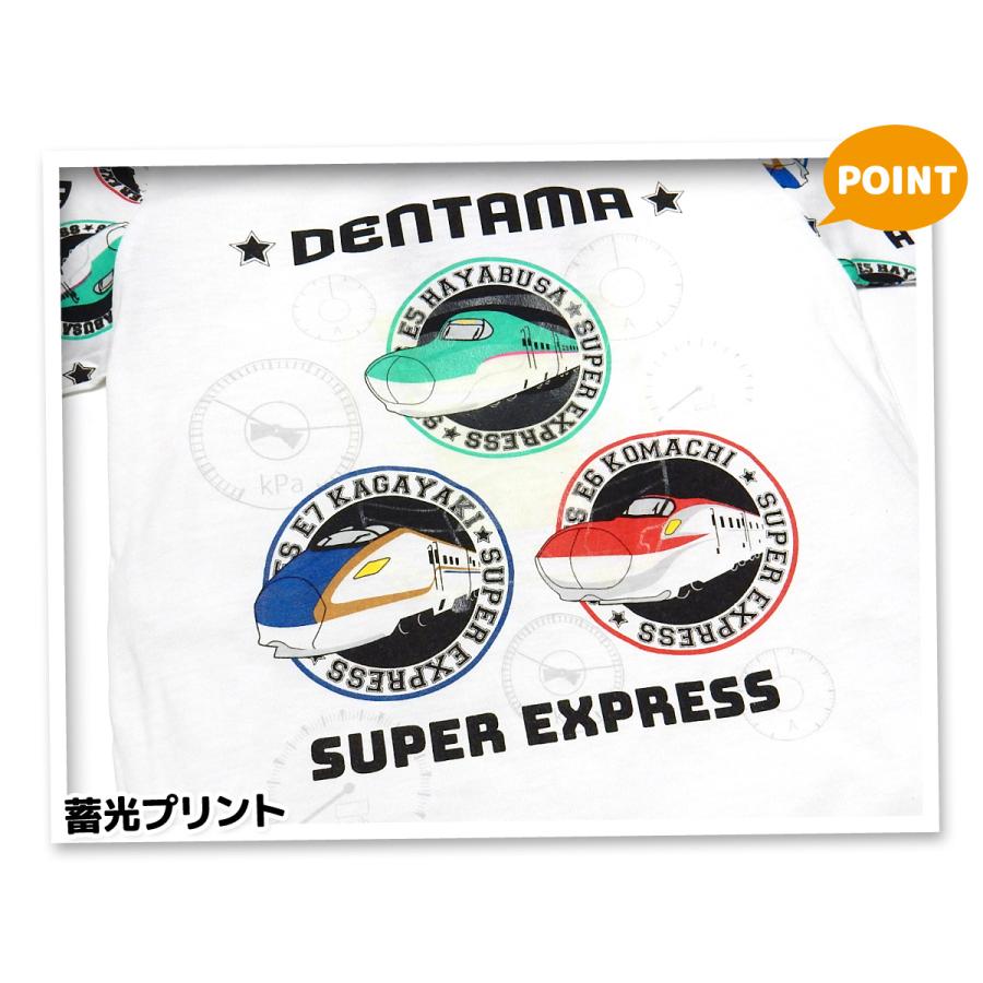 送料無料 男児 キッズ 天竺 半袖 パジャマ でんたま 新幹線 ハーフパンツ 上下組 子供服 100cm 110cm 120cm 130cm td-0655 メール便対応 : オンスタイル ...